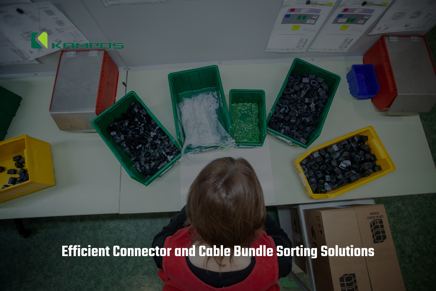 Efficient Connector and Cable Bundle Sorting Solutions | KAMPOS